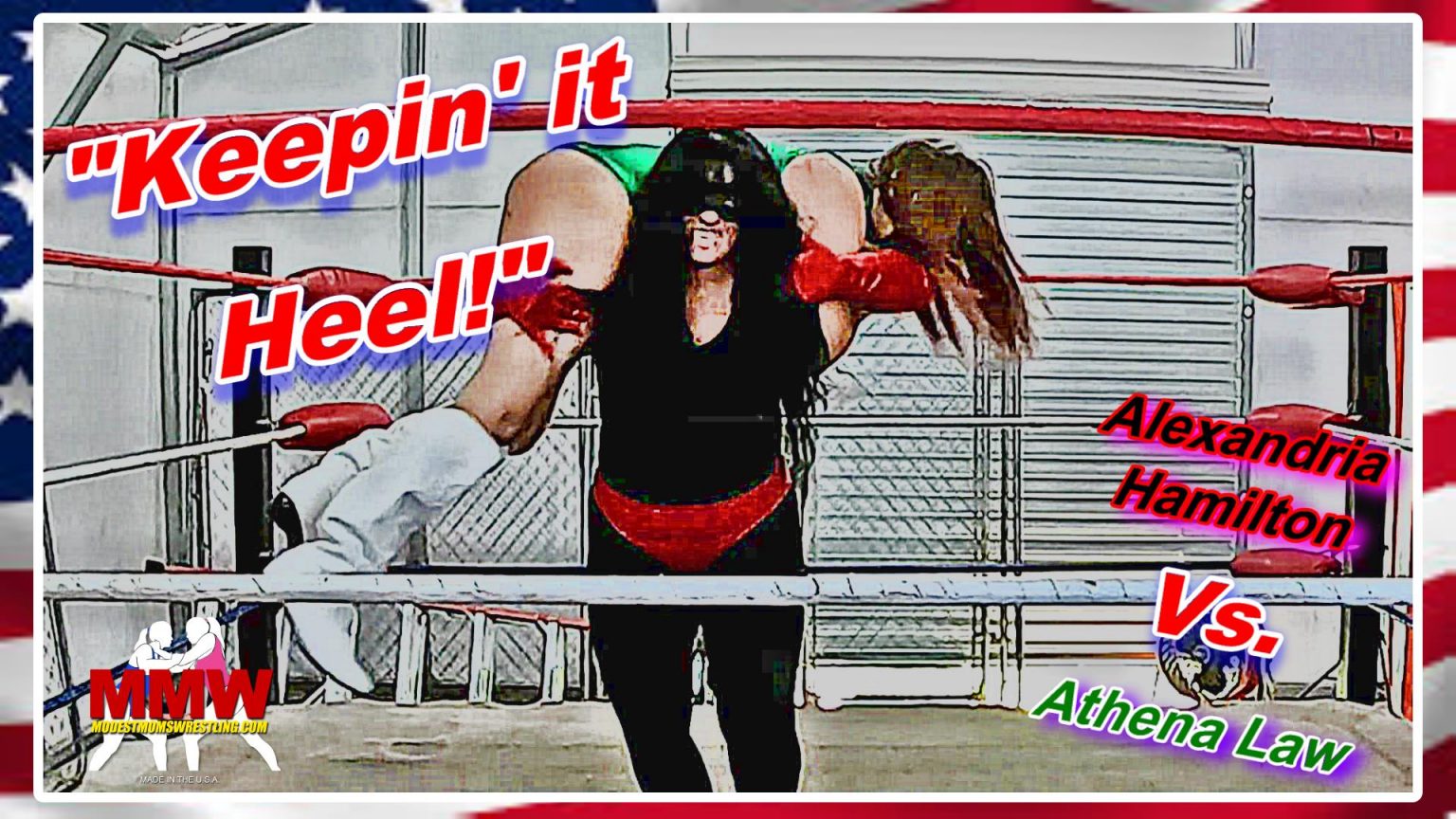 “keepin It Heel ” Modest Moms Wrestling