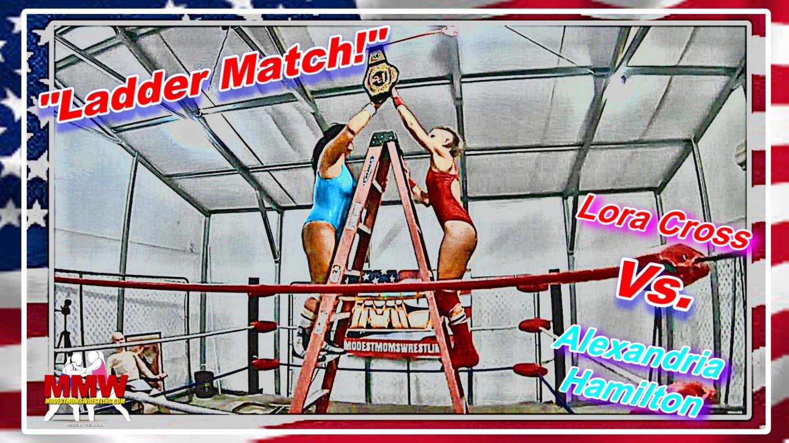 “ladder Match ” Modest Moms Wrestling
