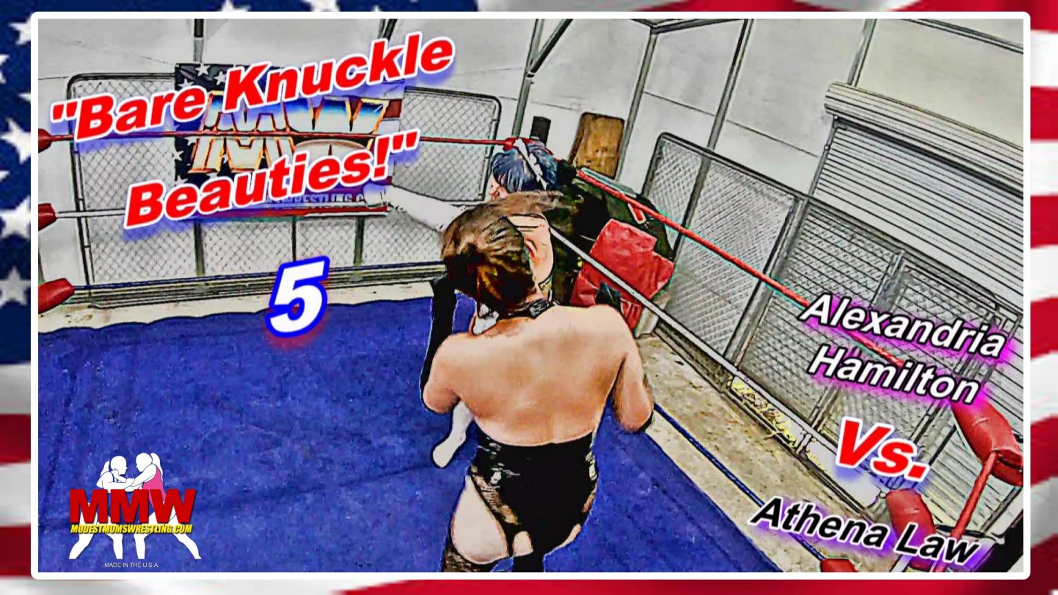 Boxing Modest Moms Wrestling